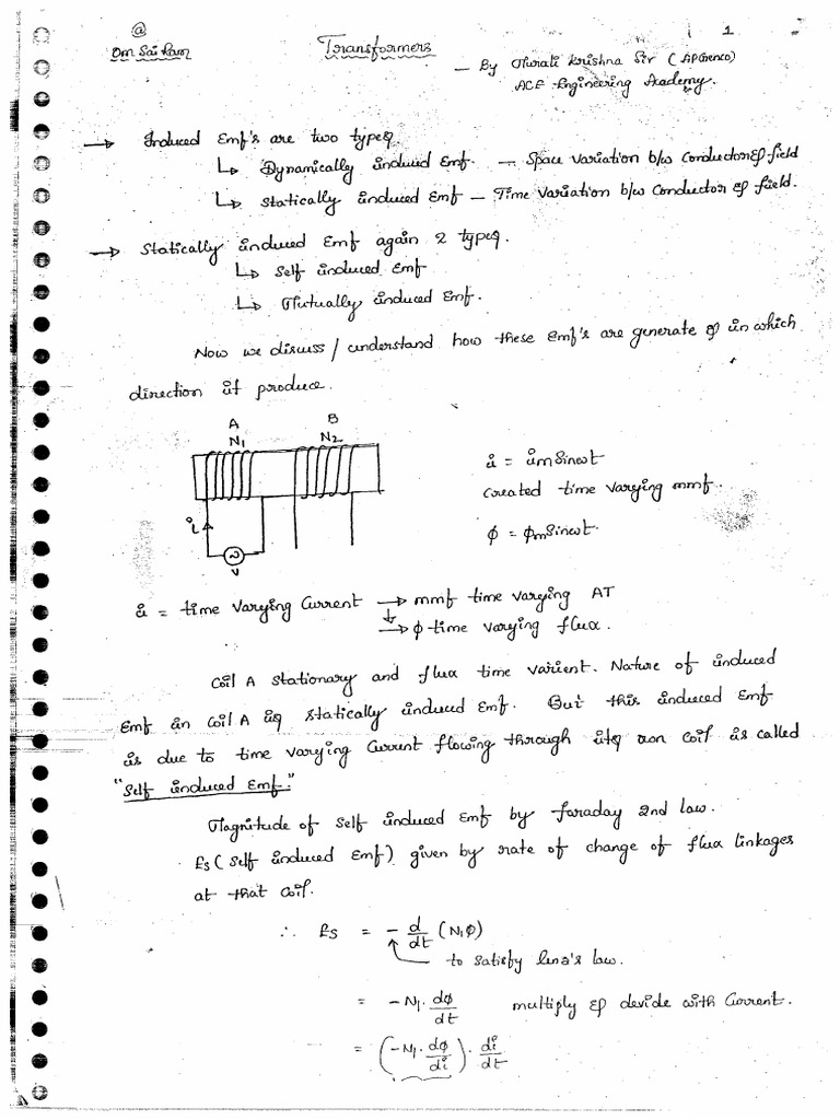 Transformers - Lecture Notes | PDF