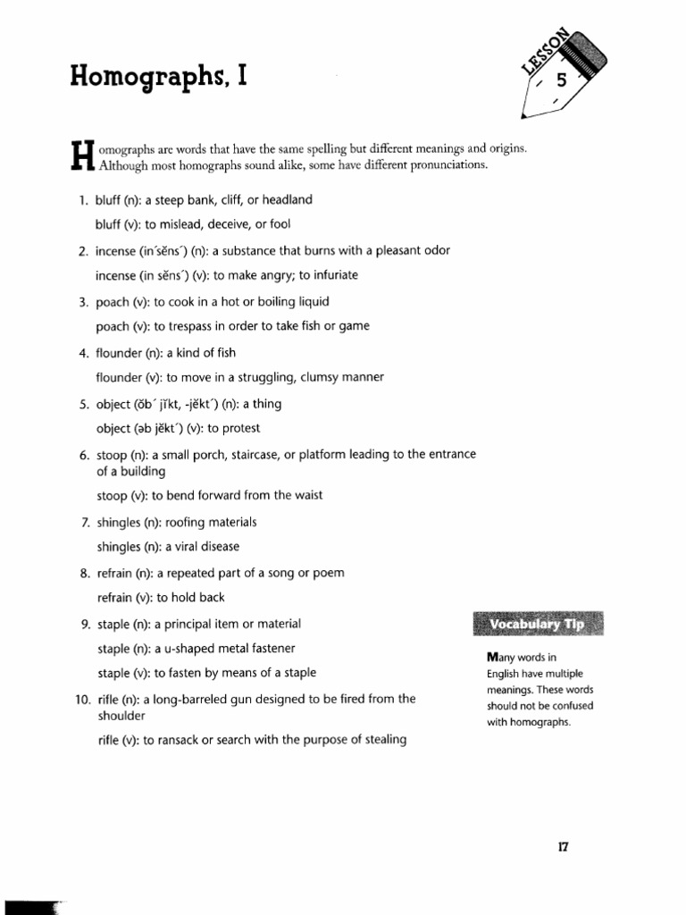 Daniel Pipe (MMS 8) - Homographs I | PDF