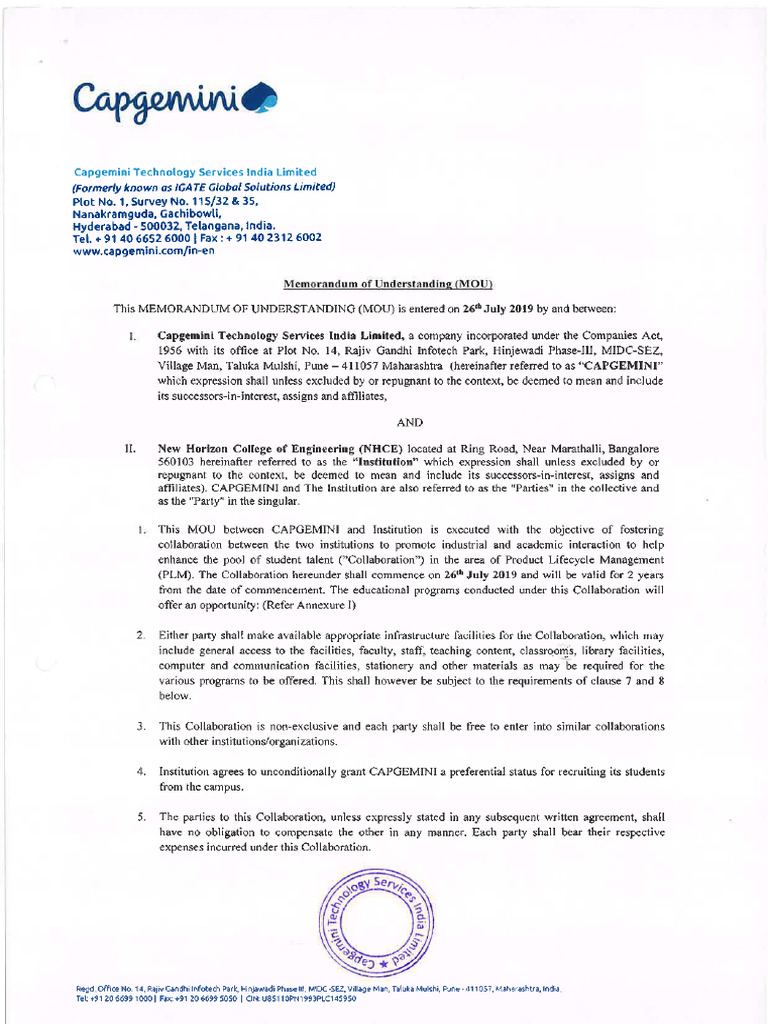 All MOU 2015 Onwards Merged | PDF | Cisco Certifications | Derivative Work