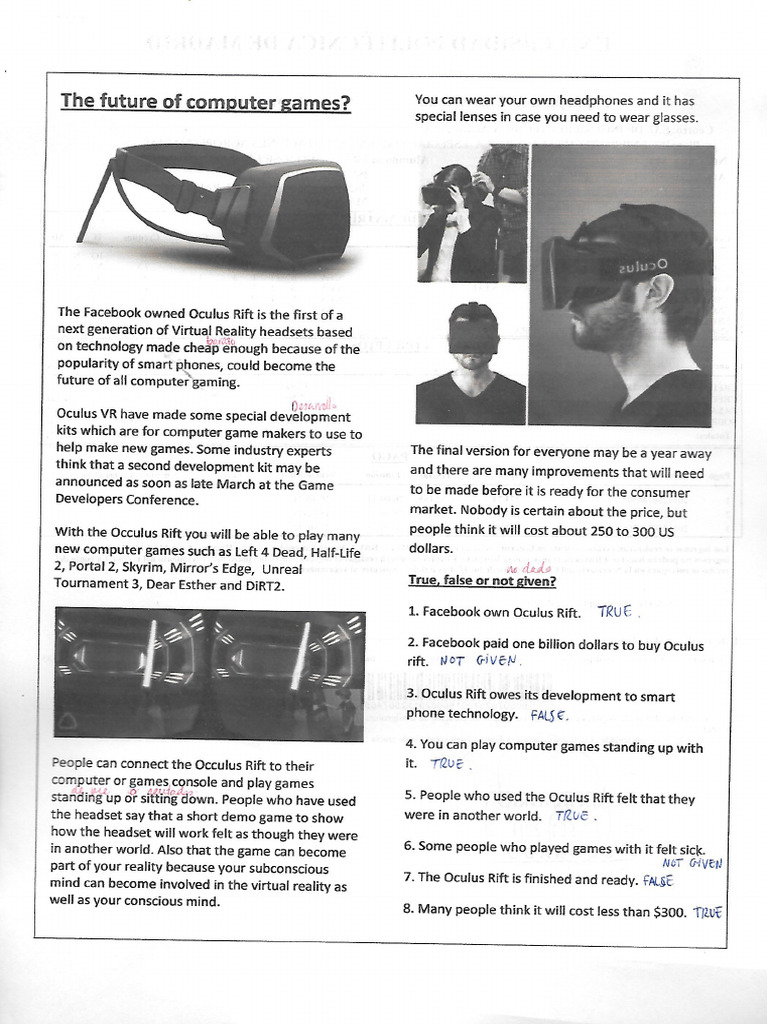 Oculus Rift | PDF
