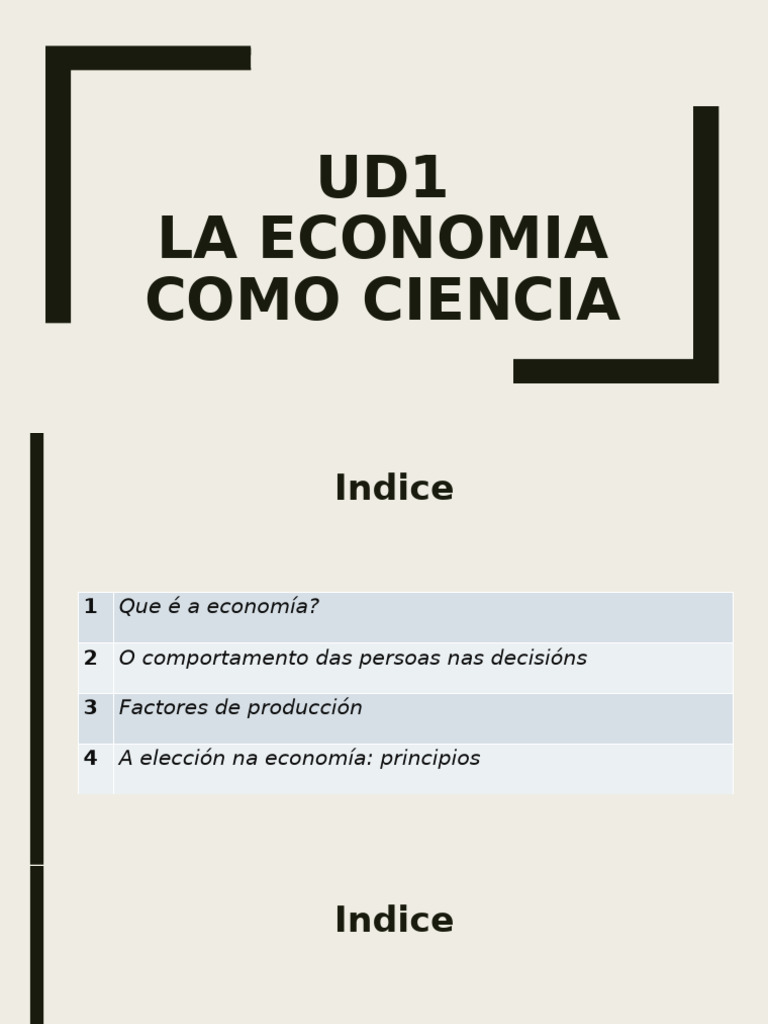 Ud1 A Economía Como Ciencia | PDF