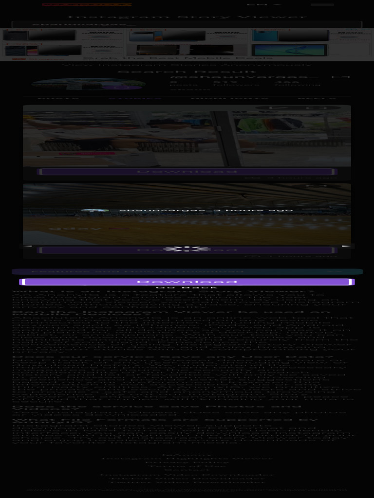 Anonymous Instagram Story Viewer Guide | PDF | Mobile App | Tablet Computer