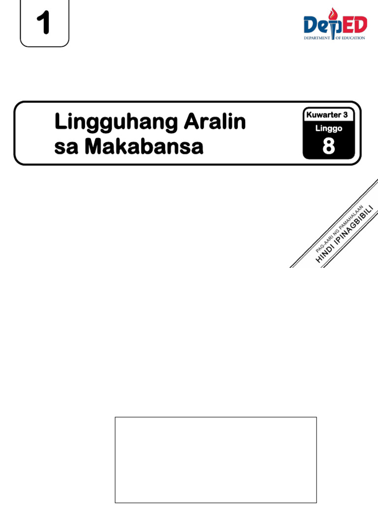 LE - Makabansa 1 - Q3 - Week8 - v.3 For Sign Off | PDF