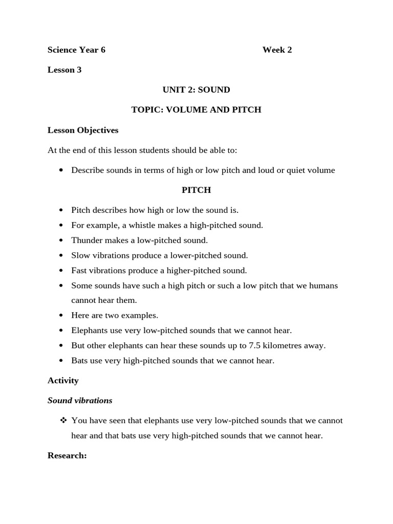 Week 2 Lesson 3 | PDF