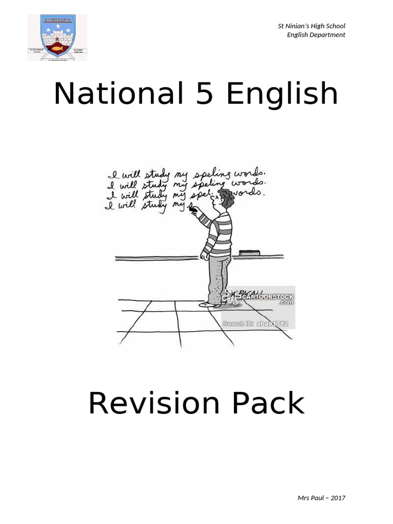 National 5 English Revision Guide | PDF | Macbeth
