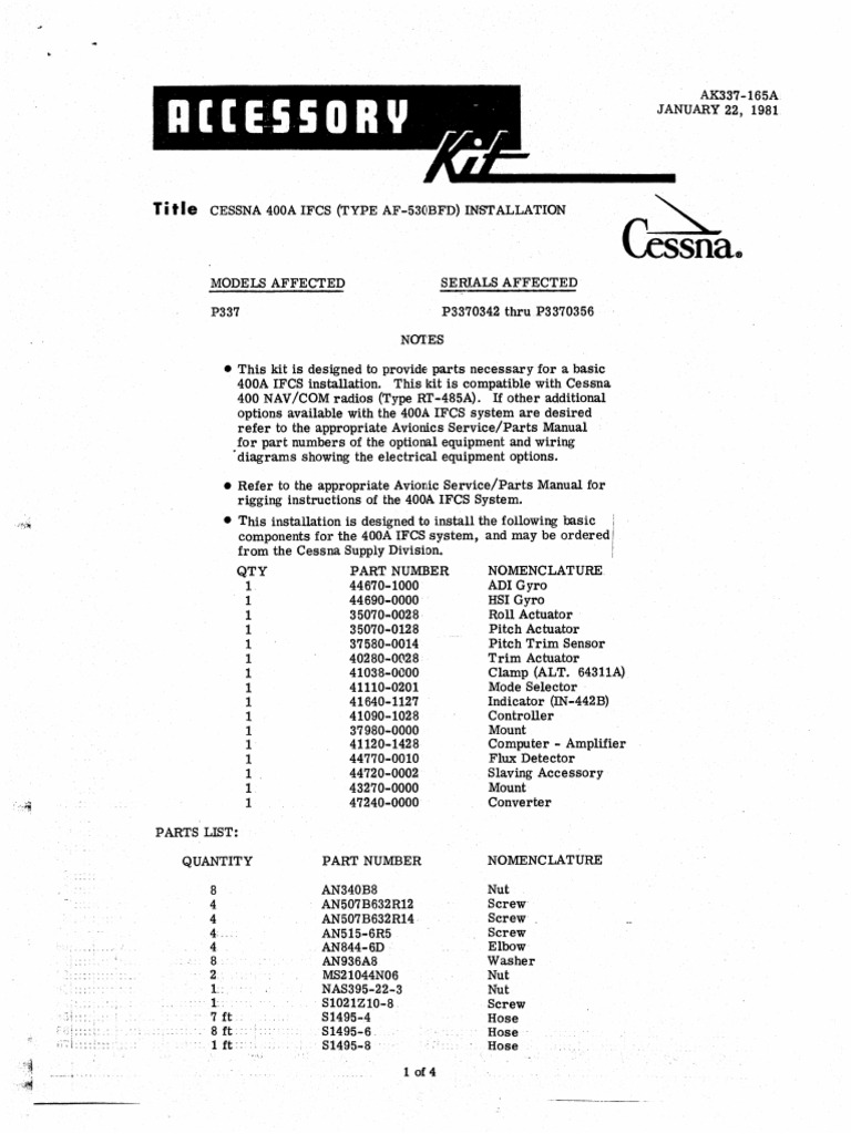 Cessna 400a IFCS | PDF