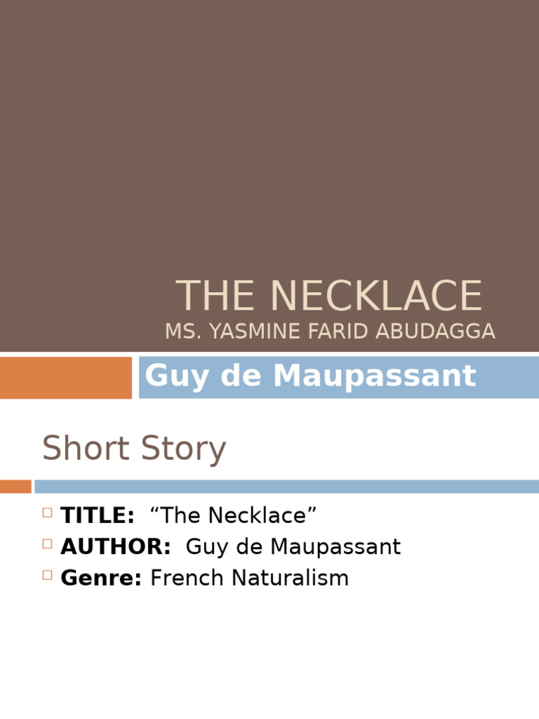 the-necklace-analysis | PDF