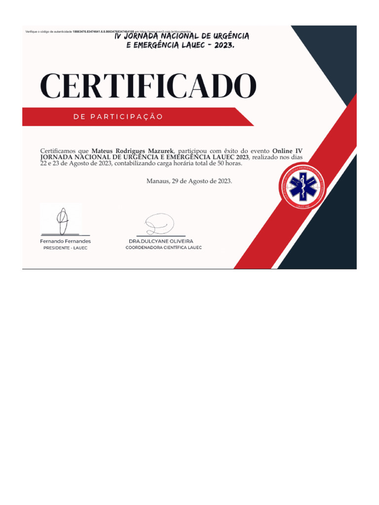 Certifica Do | PDF