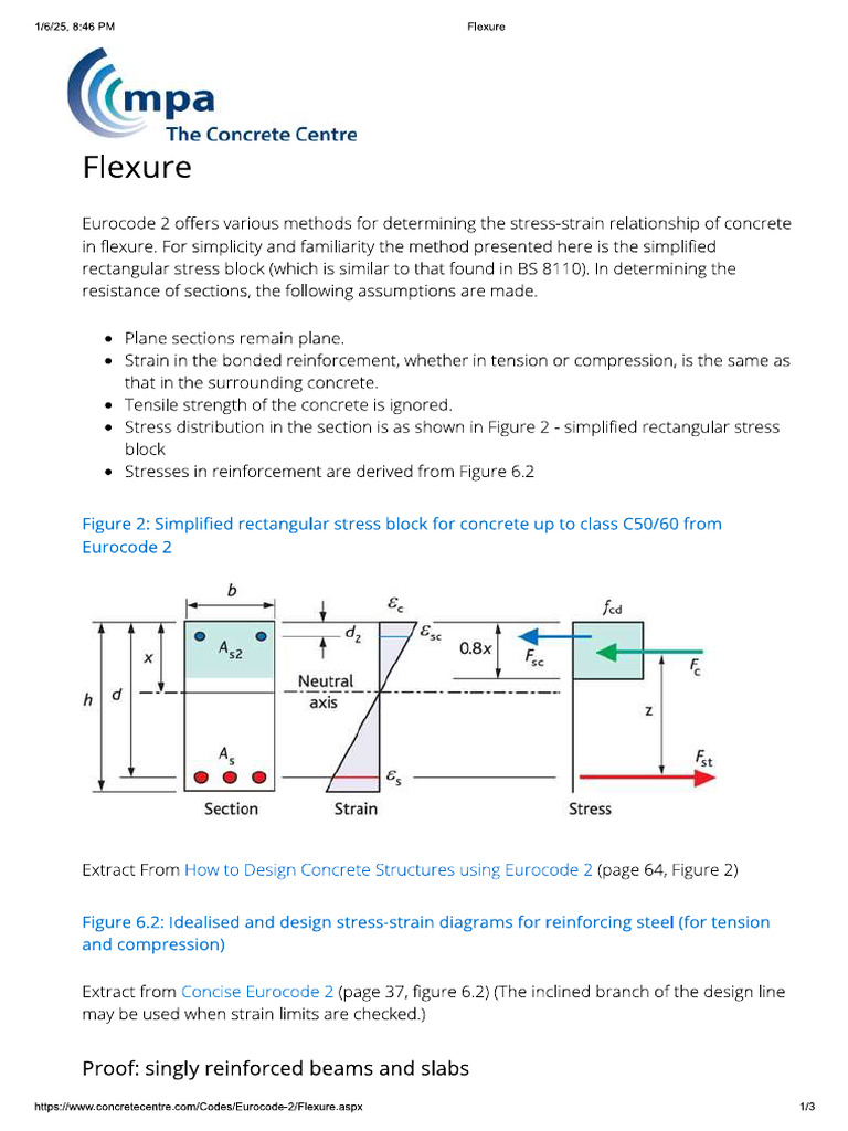 Flexure Formulas | PDF