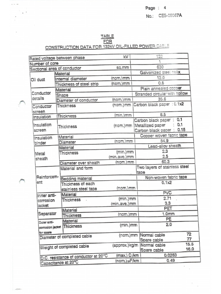 Cable Data Sheet - VISCA-Hitachi-Data Sheet | PDF
