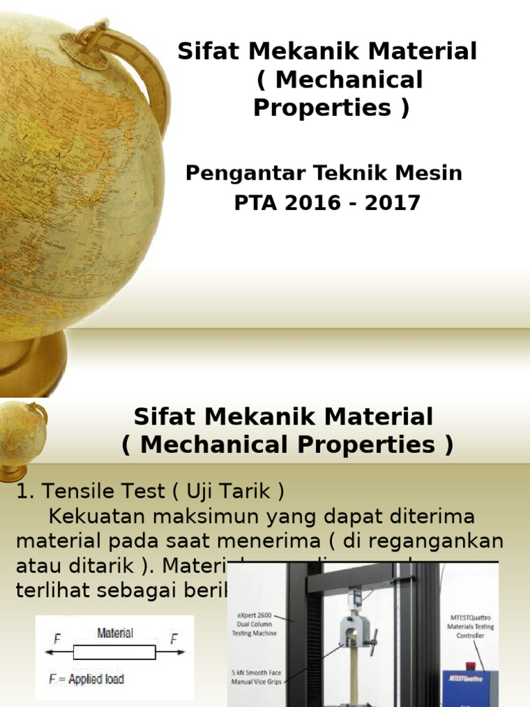 Sifat - Sifat Mekanik Material | PDF