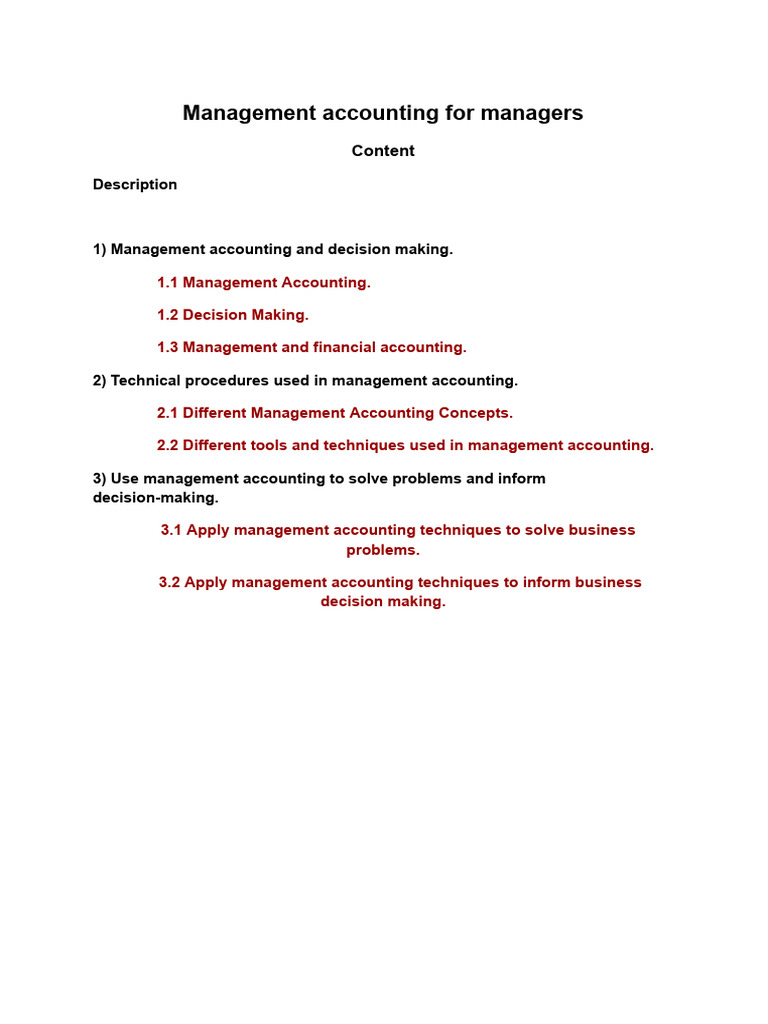 Assignment Management Accounting and Decision Making | PDF | Equity ...