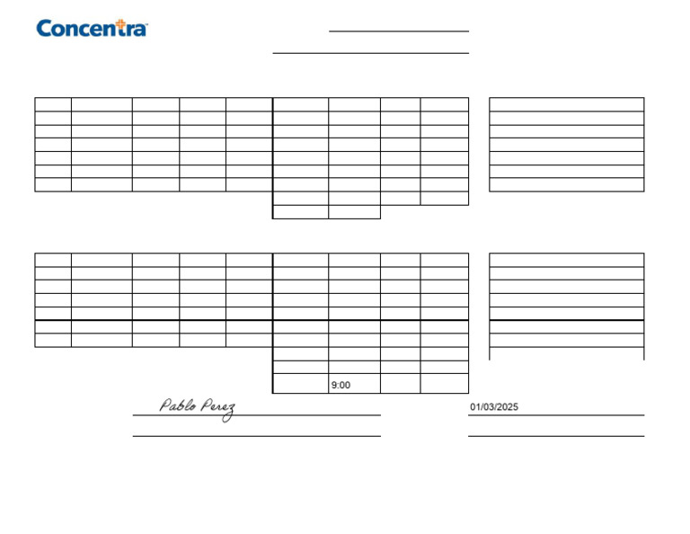 January Timesheet Signed | PDF