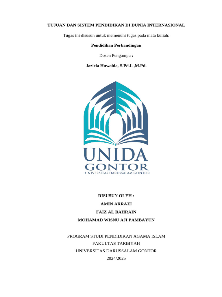 Tujuan dan Sistem Pendidikan Global | PDF