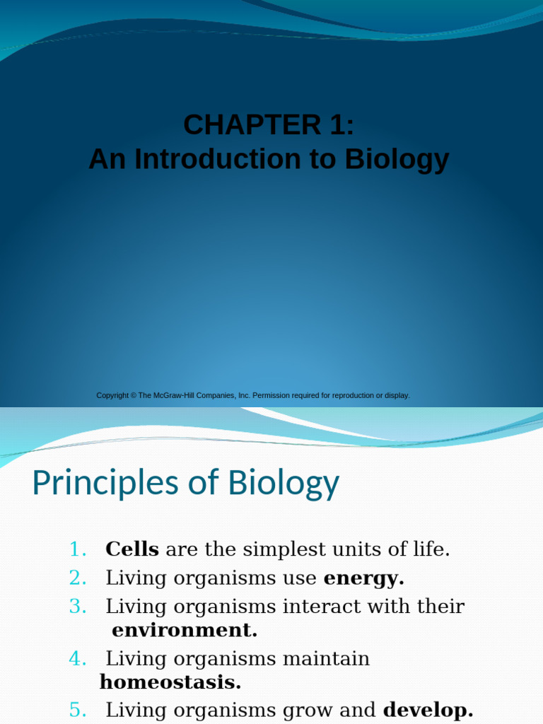 Chapt01 Lecture 1019S | PDF | Life | Evolution