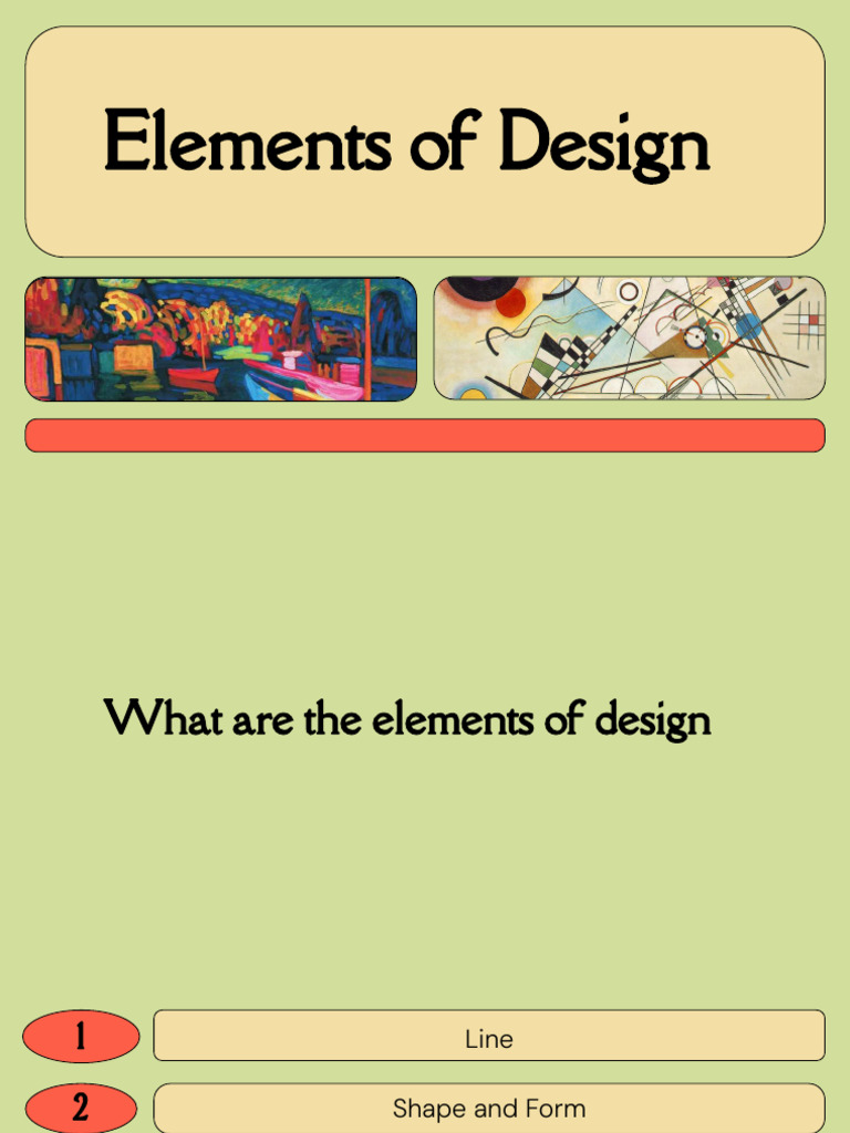 Elements and Principles of Design-1 | PDF | Vision