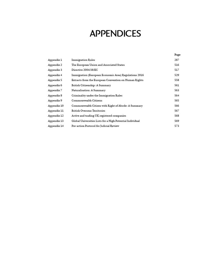 Appendix 1 | PDF | European Economic Area