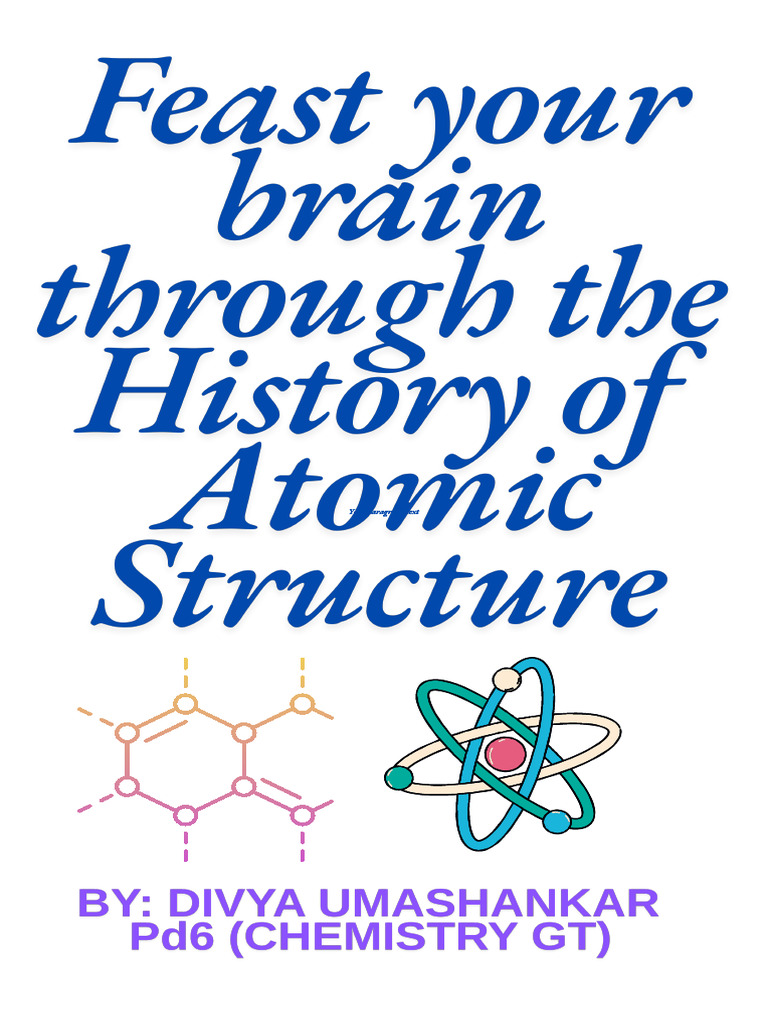 History of atomic structure chidren's book project | PDF | Atoms | Neutron