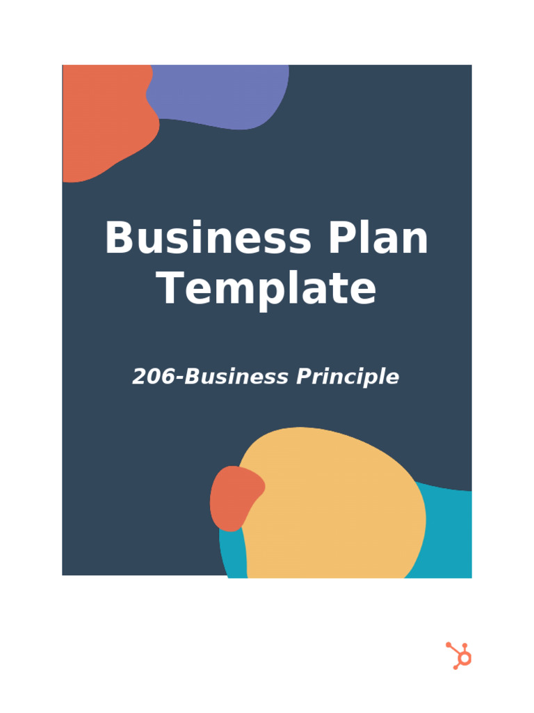 Copy of Business Plan Template — HubSpot (1) | PDF | Sales | Marketing