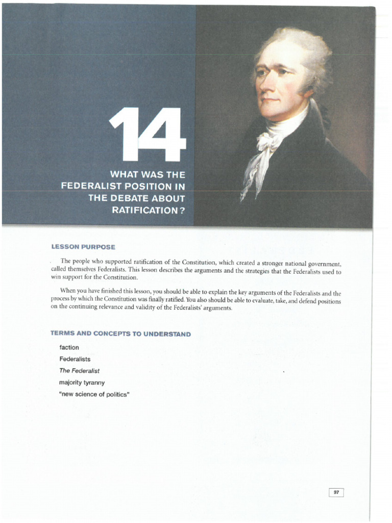 We The People - Lesson 14 | PDF