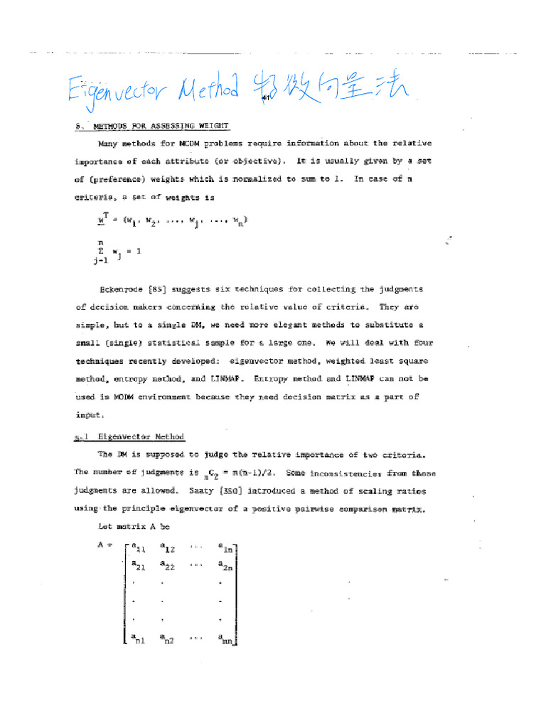 04 Eigenvector and WLS | PDF
