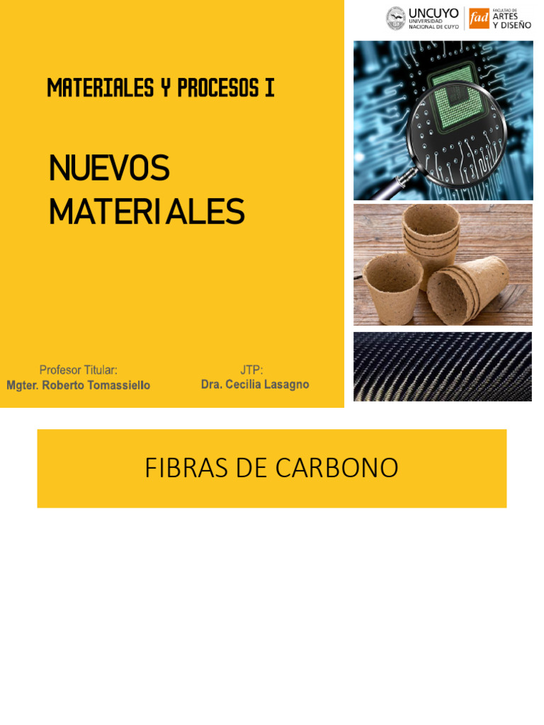 Tema 11 - Nuevos Materiales | PDF | Fibra sintética | Nanotecnología