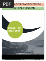 Class 12 Ip Practical Programs 2023-24 (Updated) | PDF | Sql | Python ...