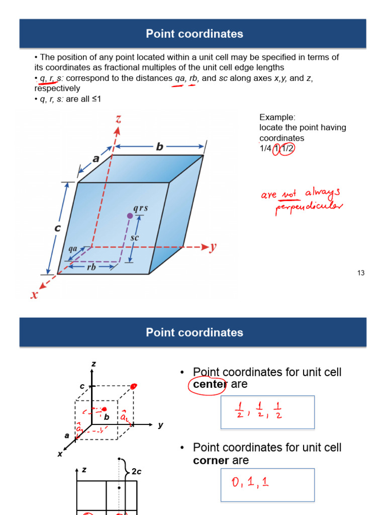 3012 Real and Reciprocal Space Notes | PDF | Crystal Structure ...