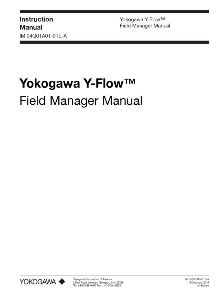Y Flow FieldManager IM04Q01A01 01E A.us | PDF | Modem | Point And Click