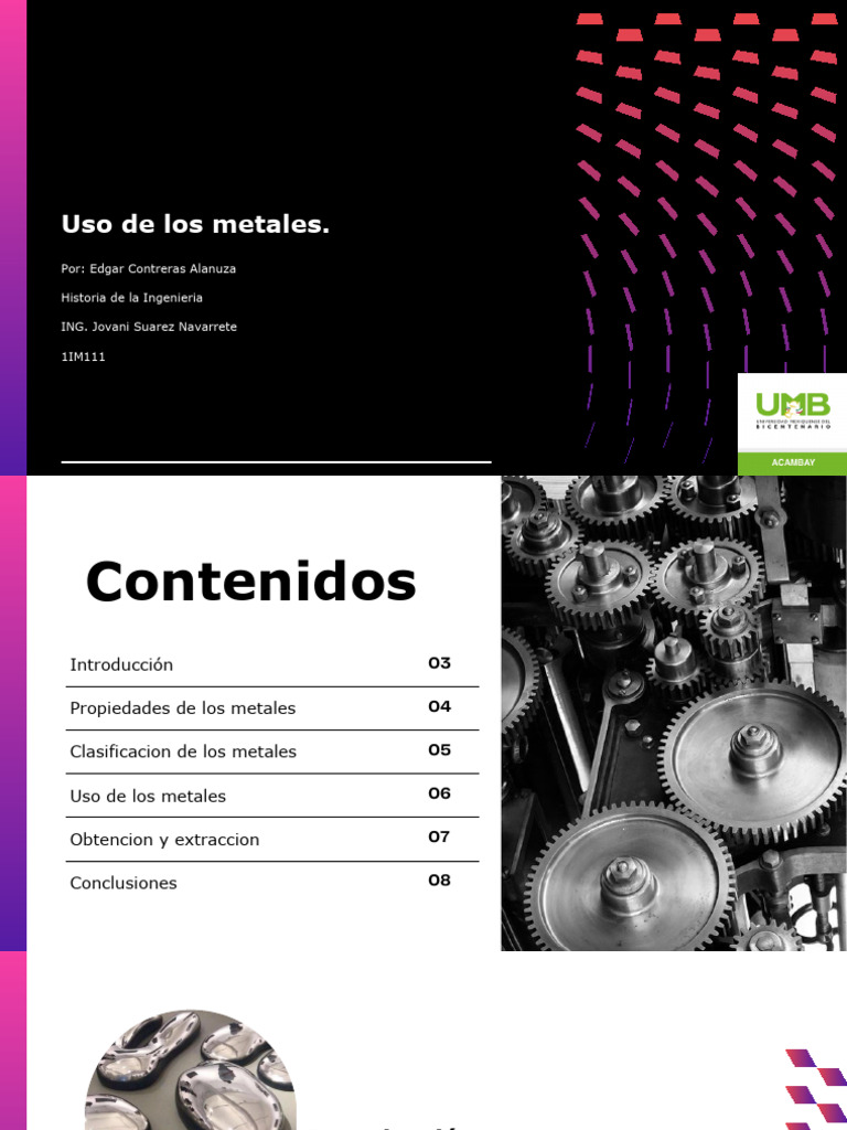 Propiedades y Usos de los Metales | PDF | Rieles | Reciclaje