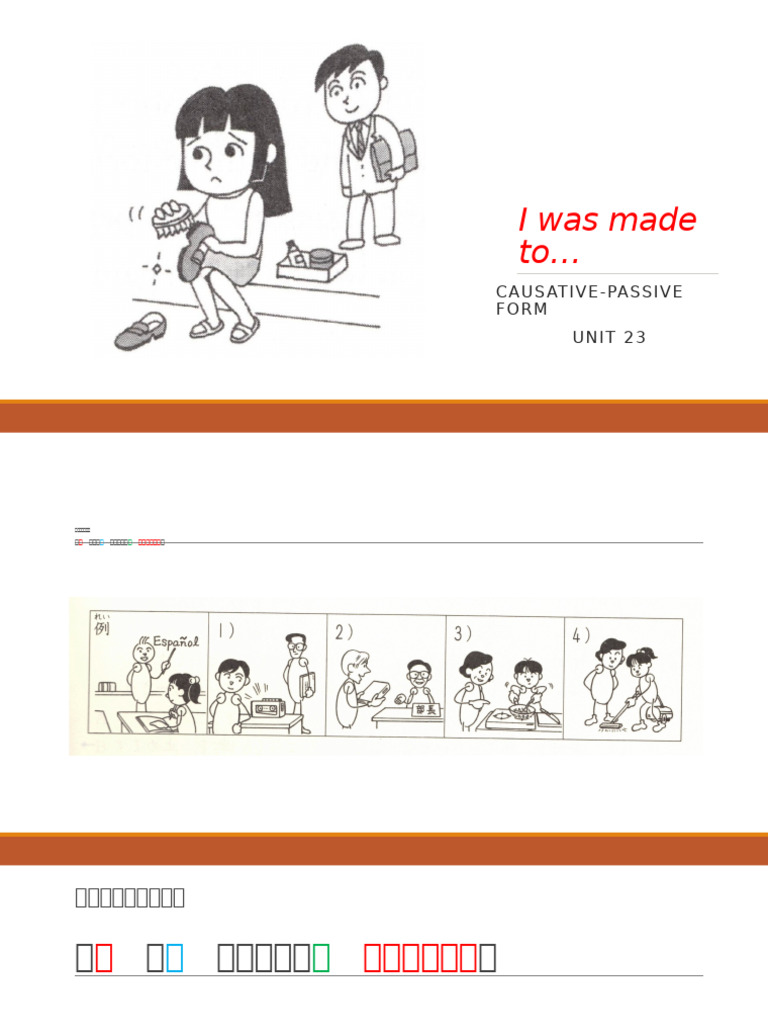 Unit 23 - Causative-Passive | PDF
