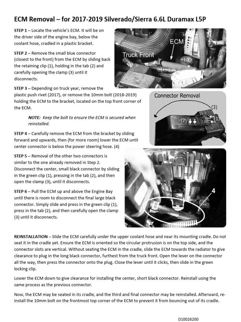 Ecm Removal l5p 17-19 | PDF