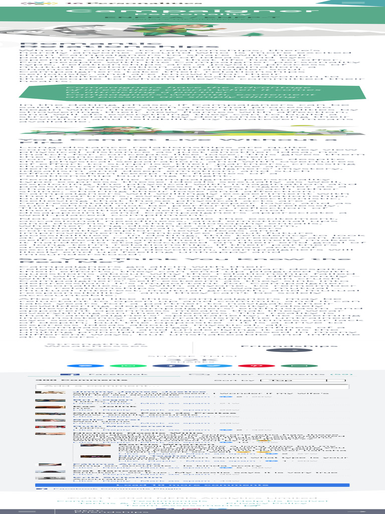 Campaigner Personality in Relationships | PDF | Perfectionism ...