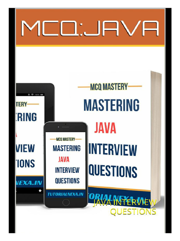 MCQ Mastery JAVA Interview Questions (AA - VV.) (Z-Library) | PDF