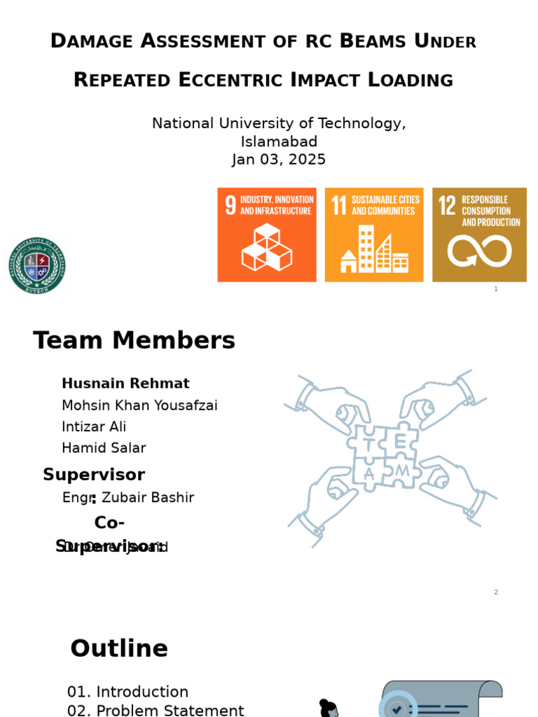 FYP PPT G-10.pptx - AutoRecovered | PDF | Beam (Structure) | Concrete