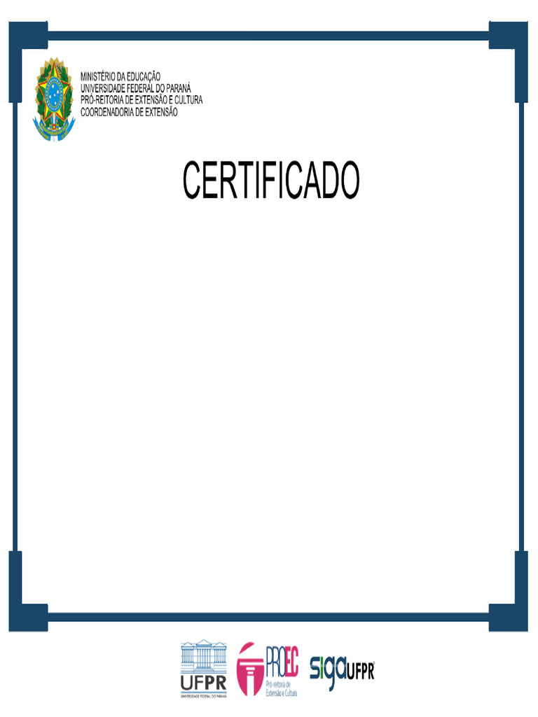 Certificado Med Col UFPR | PDF