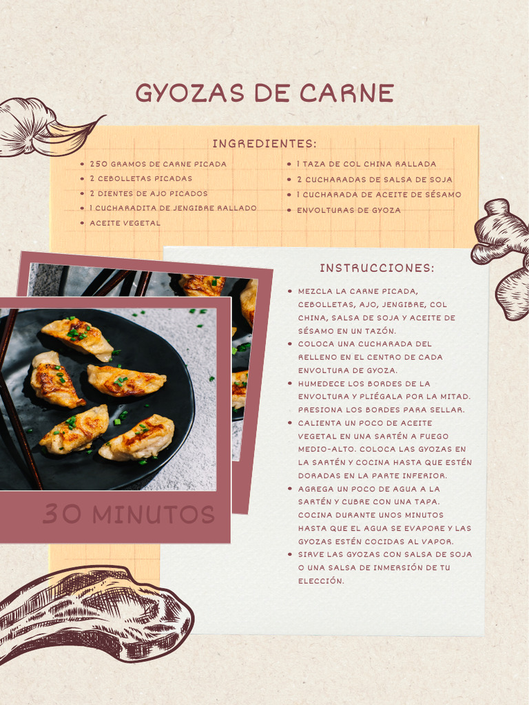 Colorful Watercolor Illustrated Food Recipe Book Cover PDF | PDF