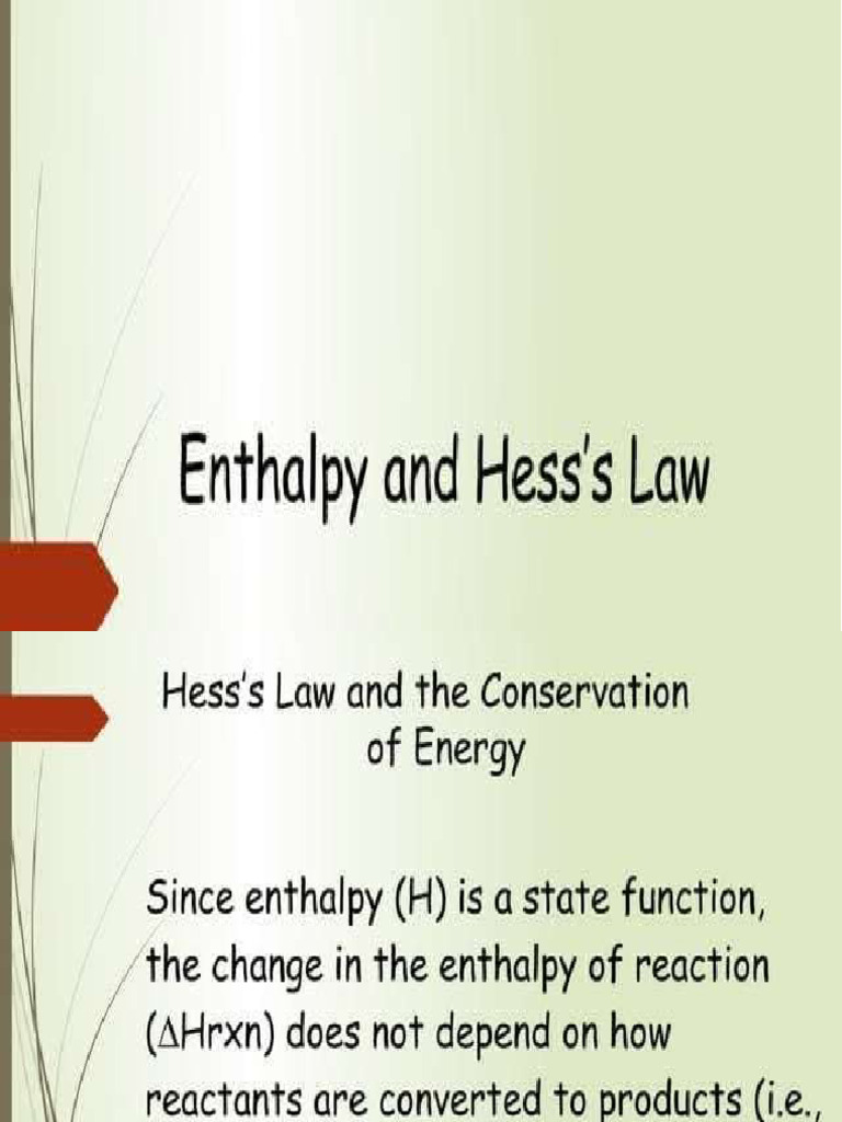 Hesss-Law | PDF