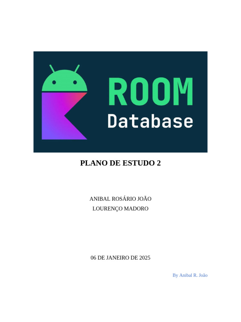 Plano de Estudo 2 RoomDatabase | PDF | Informática