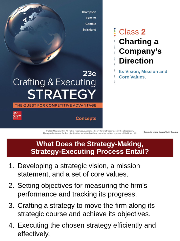 BDM Class 2 Charting The Company Direction Vision Mission and Values ...