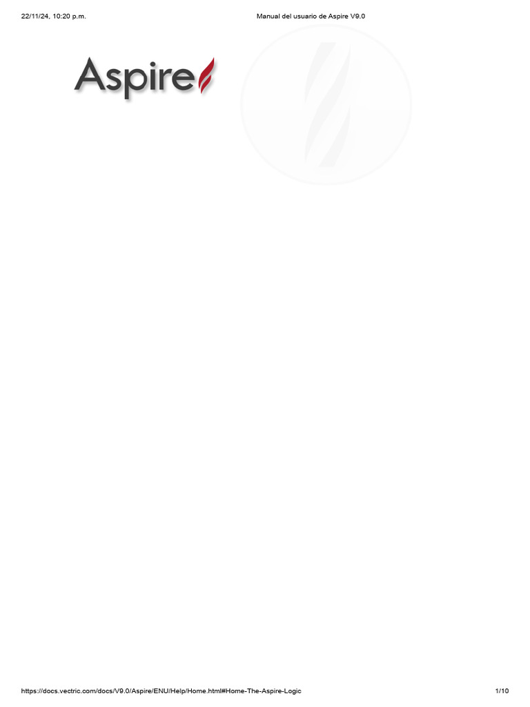 La Logica de Aspire | PDF | Diseño | Ventana (informática)