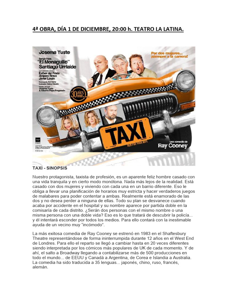 Taxi | PDF