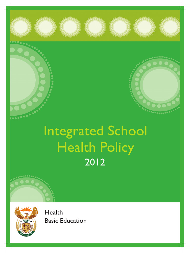 Integrated School Health Policy 2012 | PDF | World Health Organization ...