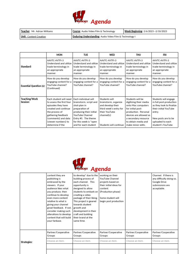 AVTF1+02 06+to+02 10agenda | PDF | Human Communication