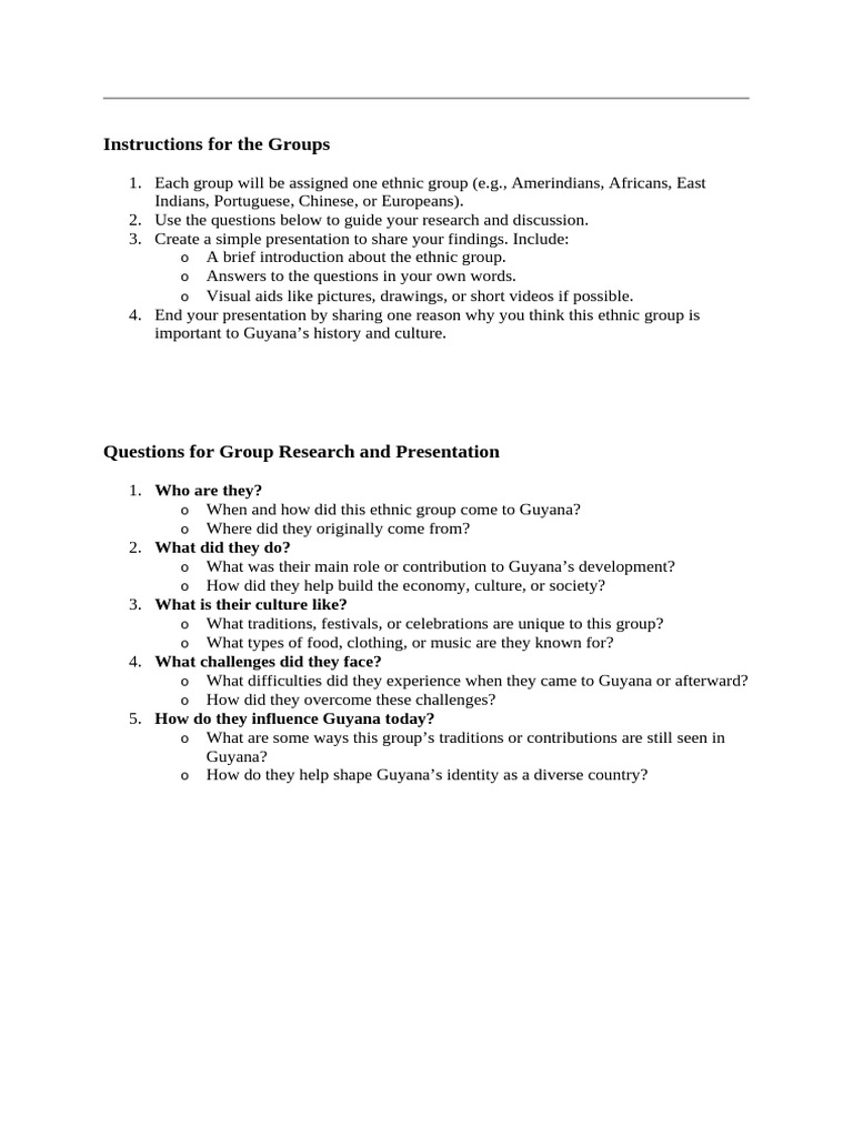 Grade 7 Assessment #2 Group Prsentation | PDF