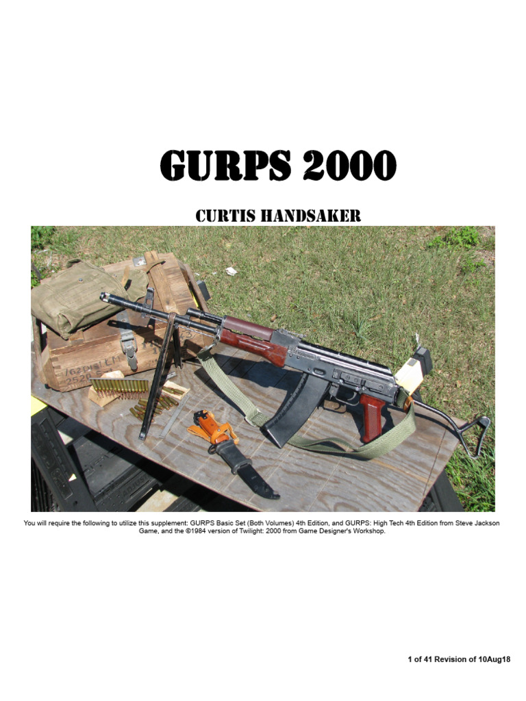 GURPS 4e Twilight 2000 | PDF | Artillery | Soviet Union