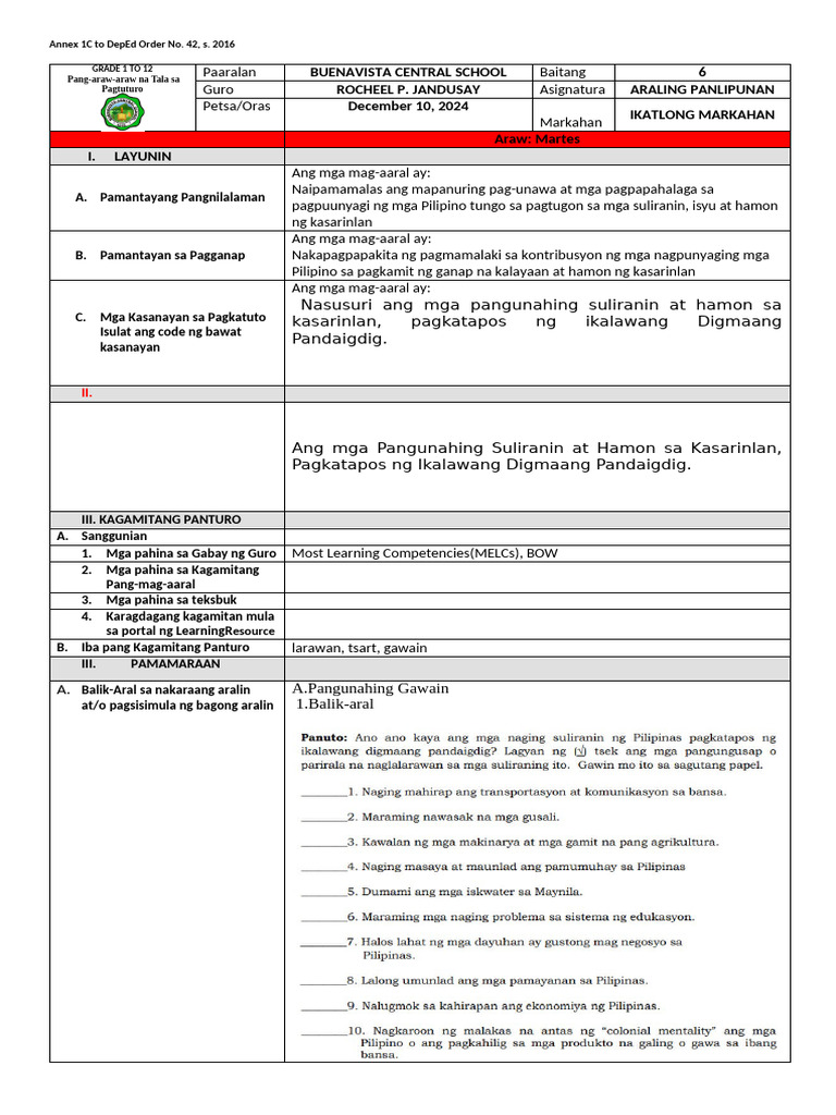 DLL-AP 6-Dec 6 | PDF