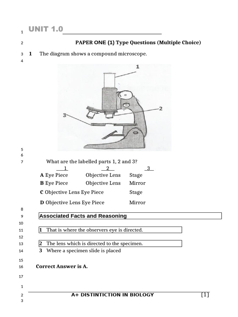 A+Distinction Biology - Pass | PDF | Heart | Vertebra