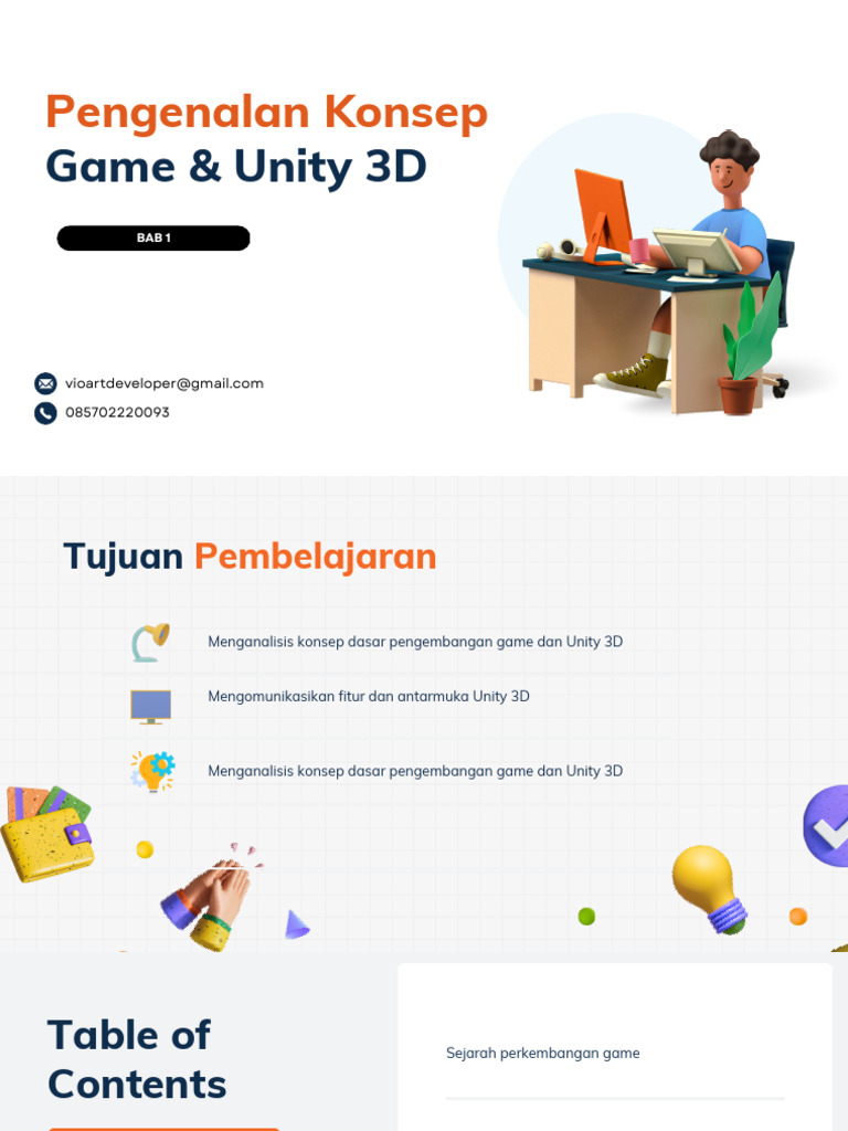 Pengenalan Konsep Game & Unity 3d-By Vio | PDF