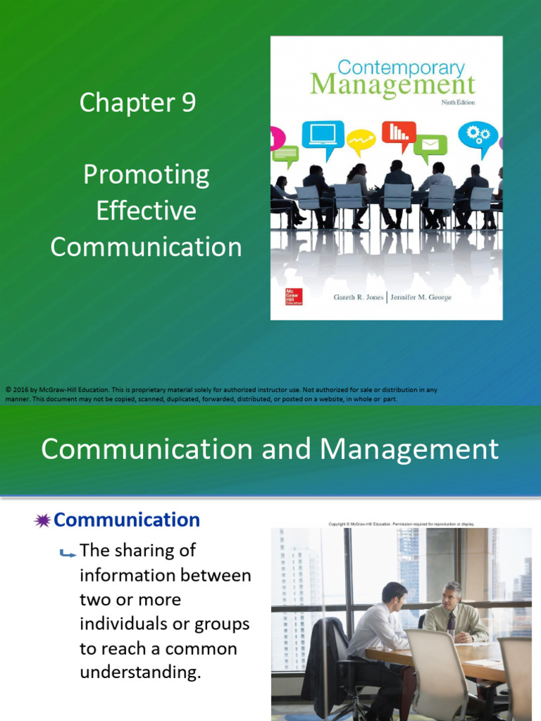 Chapter 9_ Communicating | PDF | Communication | Nonverbal Communication